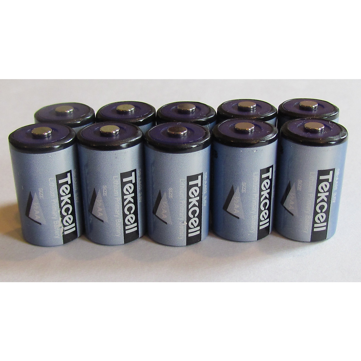 (10) 3.6V ADT Tekcell SB-AA02 14250 1/2AA LITHIUM BATTERIES