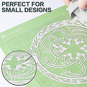 HTV Vinyl Roll, White Iron On Vinyl 12in x 9ft HTV Heat Transfer Vinyl for All Cutter Machine