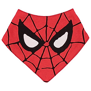 Marvel Baby Boys' Spiderman Bodysuit with Pull-on Pants and Matching Accessory 3 Piece Set - Marvel Avengers Baby Boy's Outfit (Red/Blue/Grey, 6-9 Months)