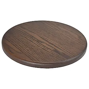 Lazy Susan Wooden 12 inch Solid Oak Tabletop, Non-Skid Pantry Kitchen Turntable, Use for Spices, Medications, Cheese Board, Cabinet Organizer Rotates Smoothly (Natural Oak)