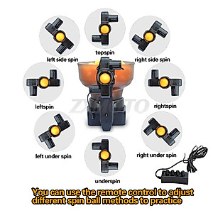 ZXMOTO Table Tennis Robot Automatic Ping Pong Robot Machine for Training (HP-07)