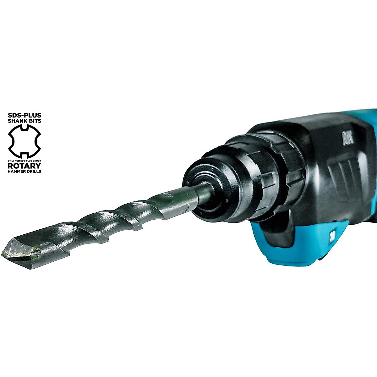 Makita 5 Piece - SDS-Plus Drill Bit Set For SDS+ Rotary Hammers - Aggressive Drilling For Concrete & Masonry - Carbide Tipped Bits
