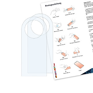 Bruni Screen Protector compatible with Ricoh Theta X Protector Film, crystal clear Protective Film (2X)