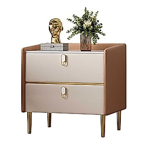 HIGOH Bedside Table Rock Slab Simple Modern Light Luxury Bedside Table High-end Sense of Self-Fitting Mini Net Red Simple Bedsid