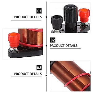 Induction Heater 3 pcs Practical Lab Home Demonstration for Physics Cylindrical Teaching Auxiliary Magnet with Coil Induction Useful Cylinder Portable Copper Premium Experiment T Post