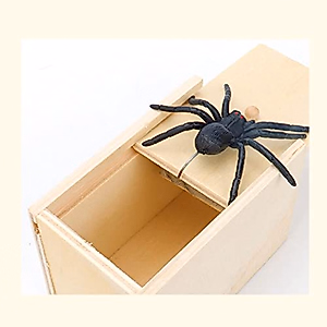 Camidy Rubber Prank Box, Handcrafted Wooden Surprise Box Prank, Money Surprise in a Box, Pranks Stuff Toys for Adults and
