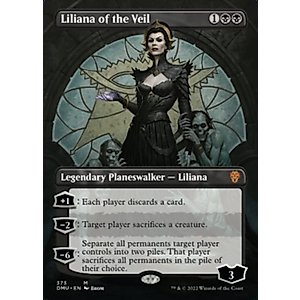 Magic: the Gathering - Liliana of The Veil (373) - Borderless - Dominaria United