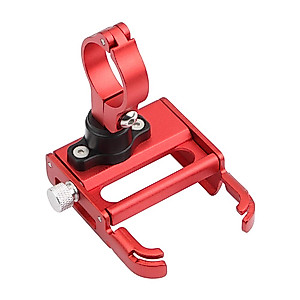 GUB P30 Aluminum Bike Phone Holder for 3.5" to 7.5" Device Bicycle Phone Stand Scooter Moto Mount Support Handlebar Clips (Red)