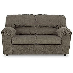 Signature Design by Ashley Norlou Transitional Herringbone Tufted Loveseat, Green