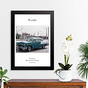 Jusdreen 1 Pcs Ceramic Vase Artificial Orchid Flower Bonsai Vivid Phalaenopsis Flowers Potting for Home Office Décor,Table Centerpiece Room Decorations 14.5 INCH (Ceramic Pot/White Orchid)