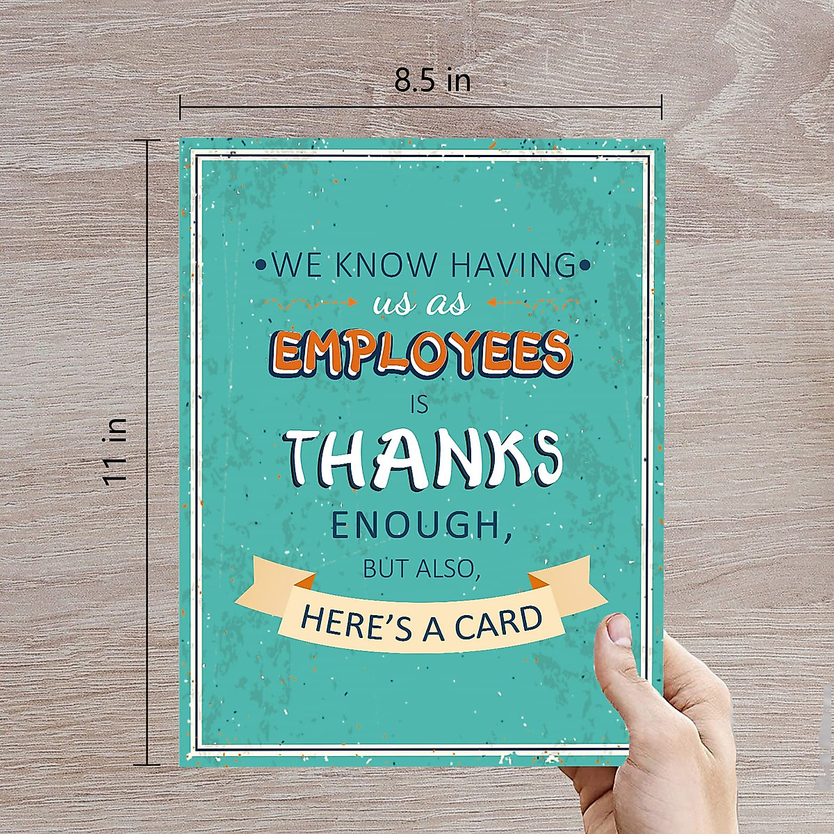 Jumbo Funny Boss's Day Card, Big Greeting Card for Boss, Hilarious Boss Birthday Card from Employee