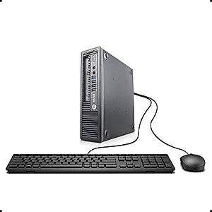 HP EliteDesk 800 G1-USFF, Intel Core i5-4590S 3.0GHz, 4GB RAM, 500GB Hard Drive, DVD,Windows 10 Pro 64Bit (Renewed)