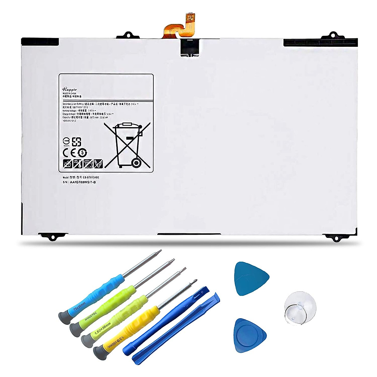 BOWEIRUI EB-BT810ABE (3.85V 22.6Wh 5870mAh) Tablet Battery Replacement for Samsung Galaxy Tab S2 SM-T815C SM-T815X SM-T815N0 SM-T817W SM-T817X SM-T817A SM-T817T SM-T817P Series EB-BT810ABA GH43-04431A