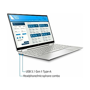 HP - Spectre x360 2-in-1 13.3" 4K Ultra HD Touch-Screen Laptop - Intel Core i5 - 8GB Memory - 256GB SSD - Natural Silver