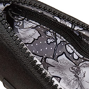 Vera Bradley Women's Recycled Lighten Up Reactive Zip-around Wristlet With RFID Protection, Black, One Size