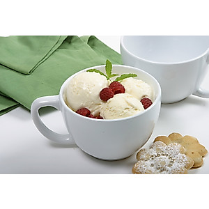 Norpro My Favorite Jumbo Mugs, Set of 2, White