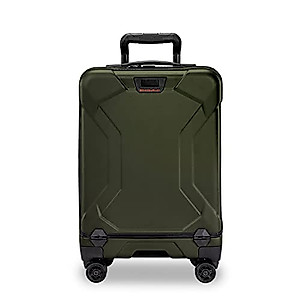 Briggs & Riley Torq Hardside Carry On Luggage with Spinner Wheels 22 inch. USB Charging Port, TSA-Friendly Locks, Easy Access Hinged Front Pocket, Green