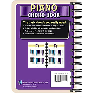 Piano Chord Book: 480 Essential Chords