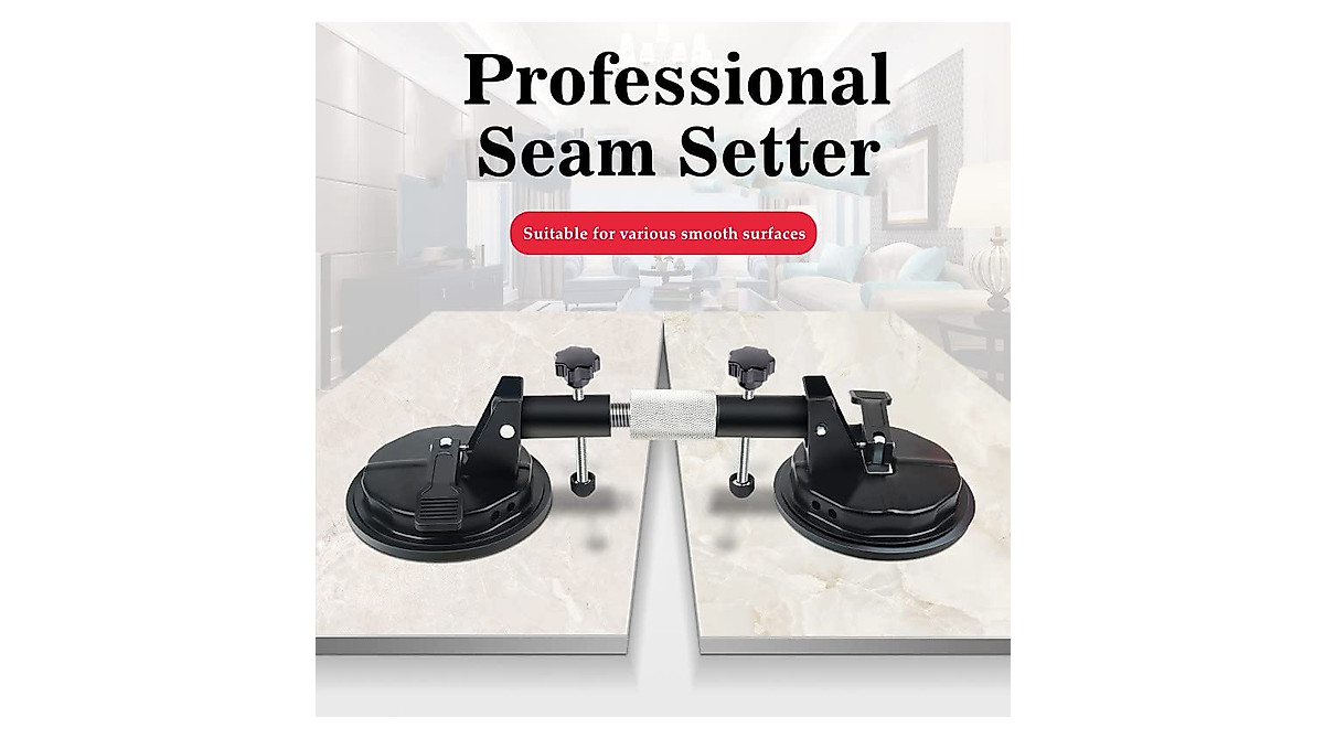 2Pcs Granite Seam Setter | Adjustable Vacuum Suction Tool for Stone ...