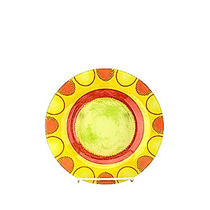 Aprocal Tempered Glass 18-pc Table Set "PROPRIANO SIENNA", Elegant Dining Table Set For 6