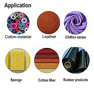 RESHY Portable Electric Cordless Rotary Fabric Cutter with 50mm Rotary Blade Rechargeable Hand-Held Fabric Cutting Machine Electric Scissors for Cutting Multi-Layer Fabric and Leather