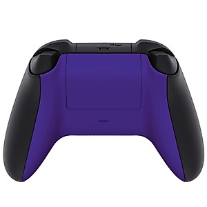 eXtremeRate Purple Replacement Side Rails + Back Shell + Faceplate for Xbox Series X/S Controller