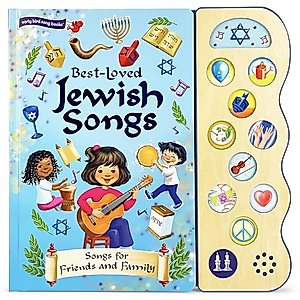 Best-Loved Jewish Songs for Hanukkah, Passover, Shabbat, Rosh Hashanah, Yom Kippur, Sukkot, Purim And More. A Children's Sound Book for Kids