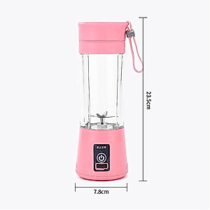 TANACC Portable Juice Blender Mini Portable USB Electric Fruit Juicer Smoothie Maker Orange Juicer Machine Cup for Fruit Food Processor Maker Juice Extractor