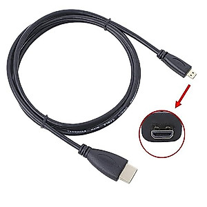 GIZMAC 1080P HDMI A/V HD TV Video Cable Cord for Canon Powershot SX620 HS Camera