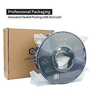 ERYONE Matte PLA Filament for 3D Printer, Filament 1.75mm±0.03mm, 1kg (2.2LBS)/Spool, Navy Blue