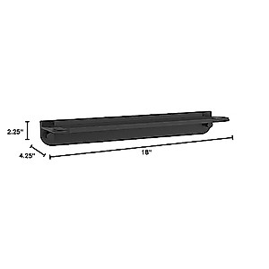 Better Living Products 11680 GLIDE Shower Shelf, Black