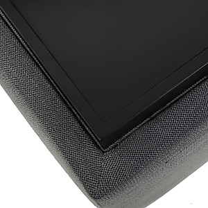 Christopher Knight Home Drake Fabric Ottoman, Gray