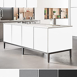 16"x78.7" Matte White Wallpaper White Peel and Stick Wallpaper Self Adhesive Removable Wallpaper Thick Decorative Vinyl Film Waterproof Contact Paper for Walls Countertop Cabinets Furniture