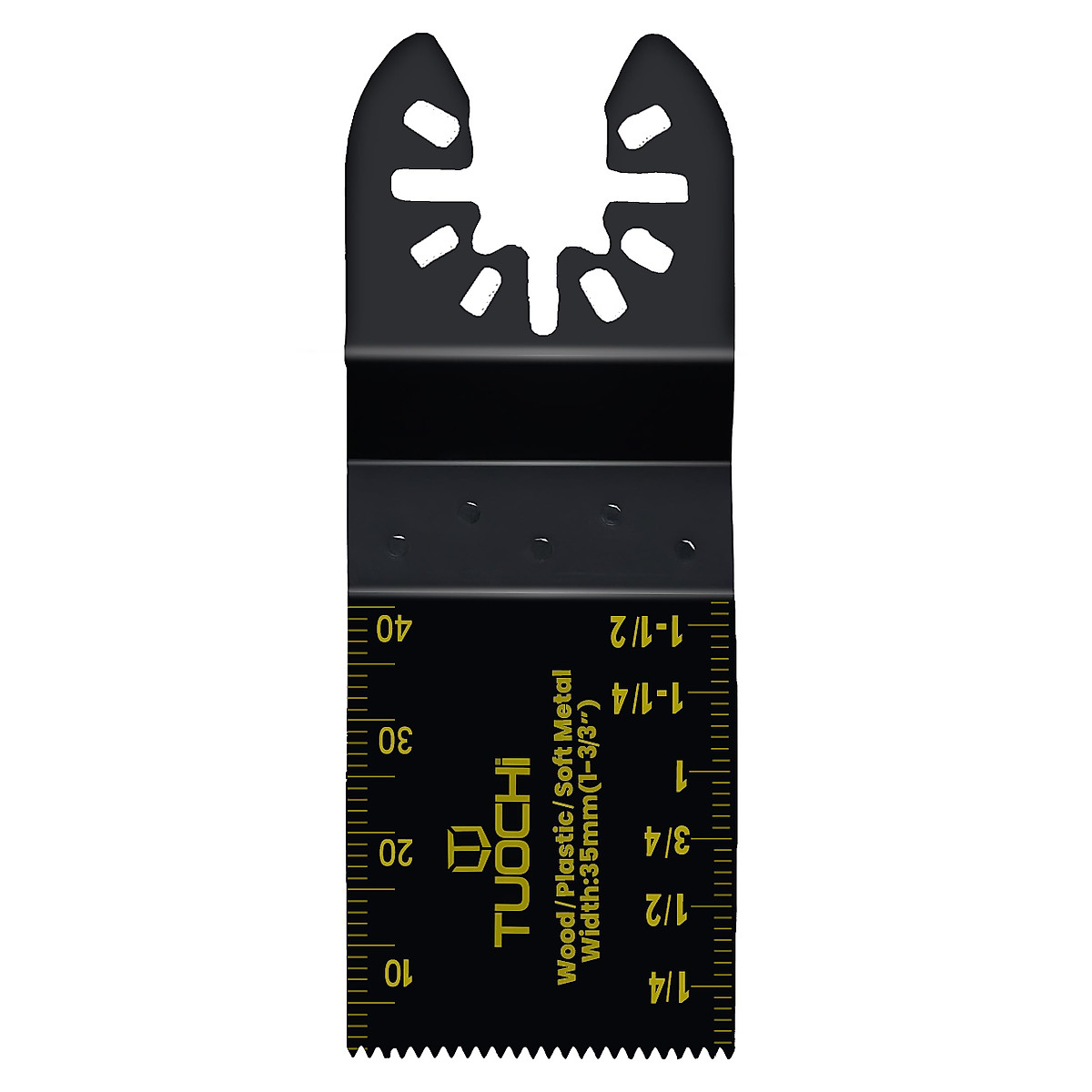 OHROS 24Pcs Titanium Oscillating Saw Blades Professional Universal Multitool Blades for Wood Plastics Metal Fit Dewalt Ryobi Quick Release Multi Tool Blades Kits All Purpose Cutting Coping Tools