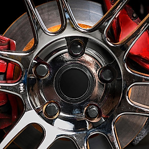 Dorman 713-375Z Hyper Black Acorn Wheel Nut Lock Set Compatible with Select Models, 20 Pack