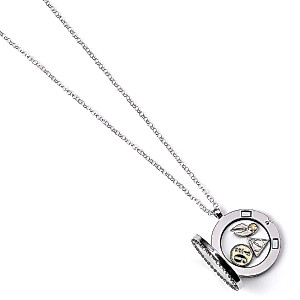 The Carat Shop Official Harry Potter Floating Charm Locket Necklace with 3 Charms WN0164