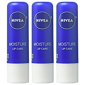 Nivea Moisture Lip Care 0.17 OZ (Pack of 3)