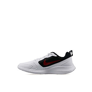 Nike men's Todos Running Shoe, White/Univ red-black, 10 Regular US