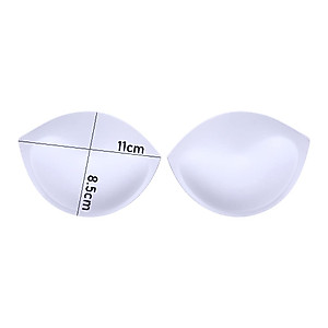 2 Pairs Bra Pads Inserts,Sponge Bra Pads Removeable Push Up Lift Up Breast Bra Enhancer Women Thicken Chest Pads For Small Cup