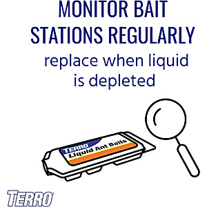 T300B Liquid Ant Killer - 12 Bait Stations, Effective Indoor & Outdoor Ant Control, Safe for Pets, Quick Results + Create Sticker