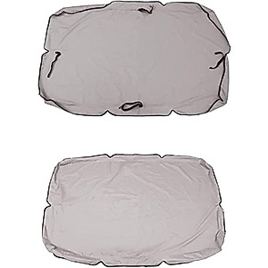 Outdoor Swing Canopy Replacement,Waterproof Outdoor Patio Swing Canopy Blocking Sunshade for Swing Cover Patio Hammock Cover Top Garden-Only Canopy Cover