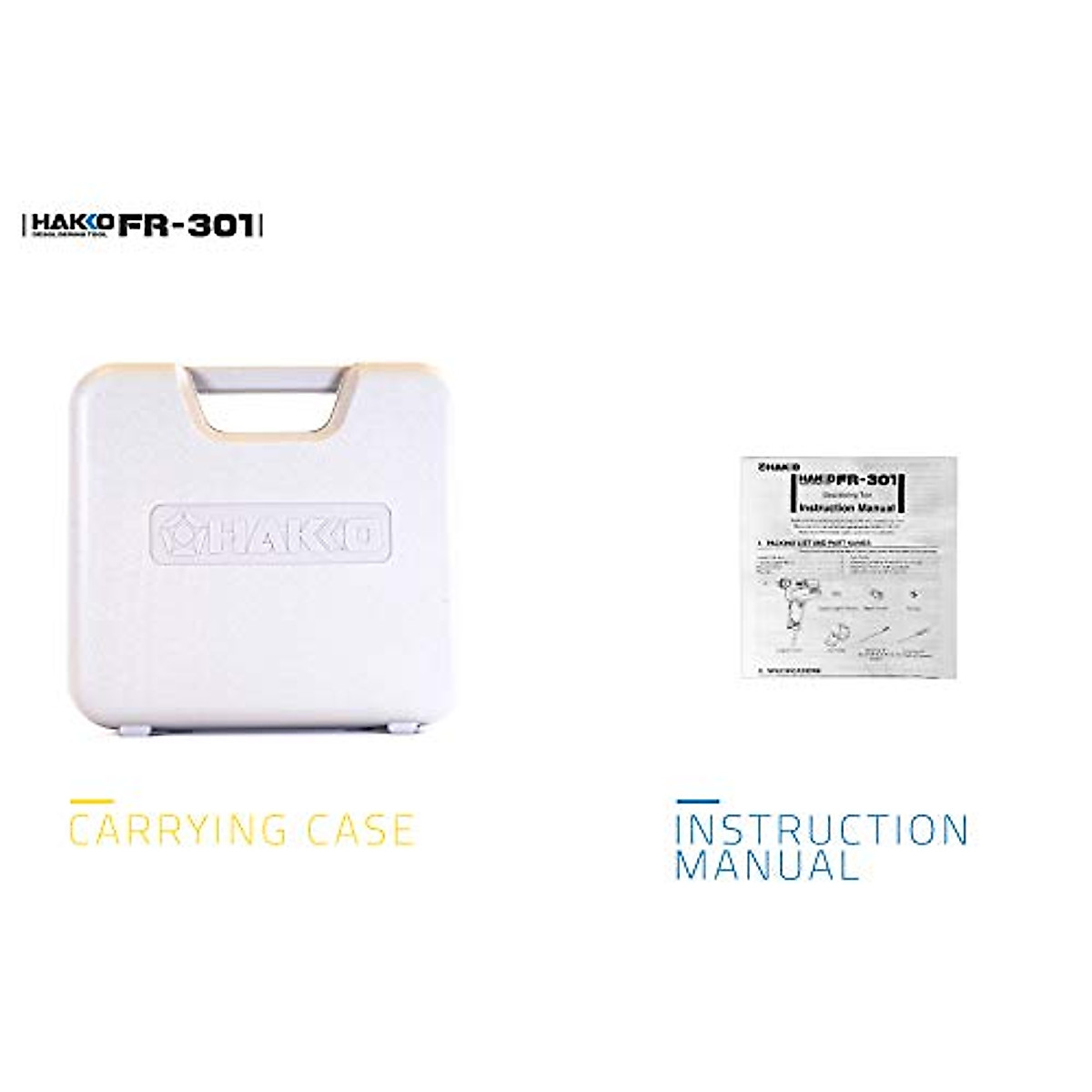 Hakko FR301-03/P Portable Desoldering Tool with Precise Temperature Control °F /°C