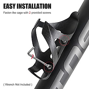 Super Light Cycling Carbon Fiber Bicycle Bottle Cage Cycling Water Bottle Holder