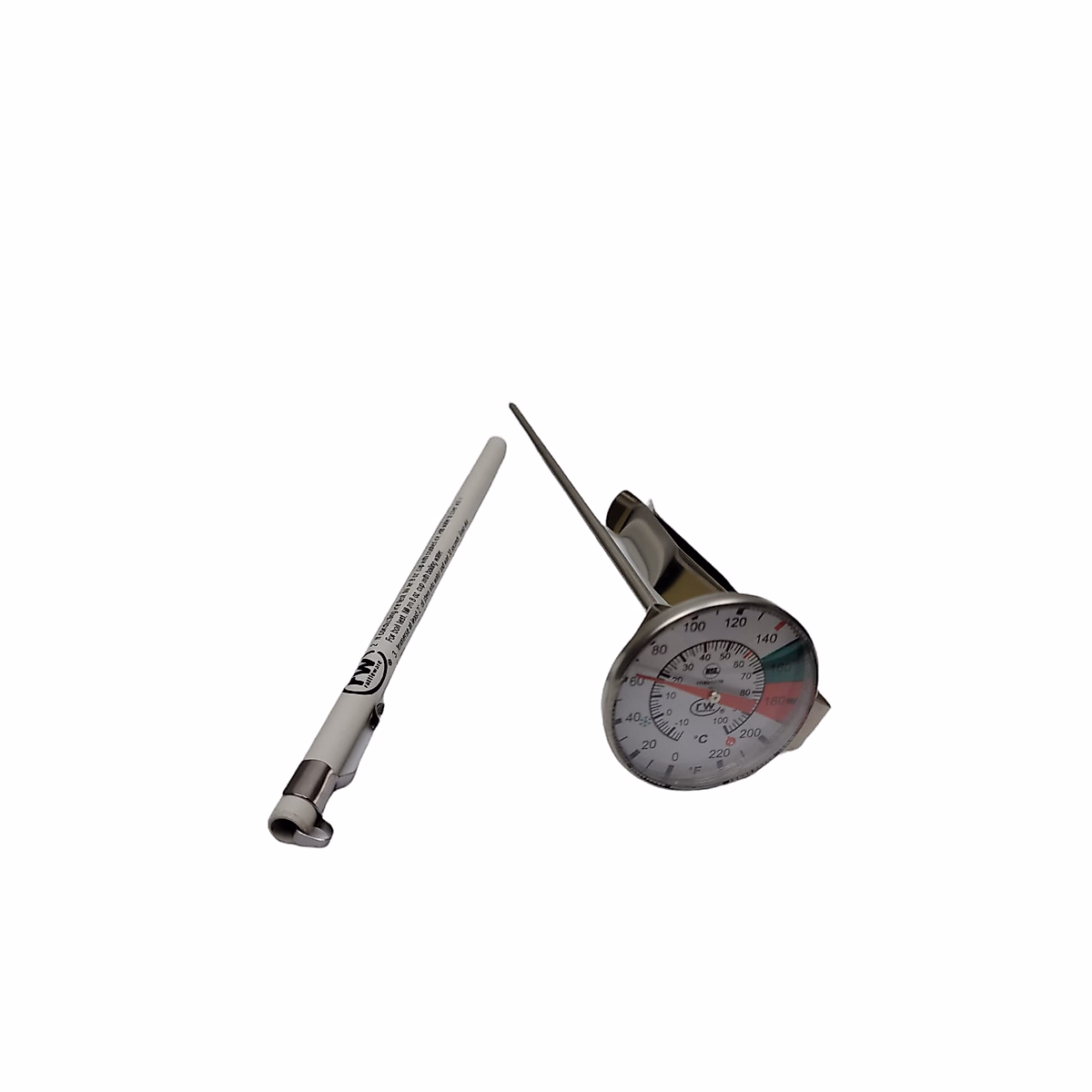 Rattleware 7-Inch Easy Steam Thermometer for Home, Restaurants, Hotel, Residential, Or Commercial Use - Fast Readout and Clear Temperature Targets