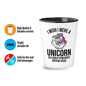 Flairy Land Coffee Lover Shot Glass 1.5oz - Tip Of the day - Coffee Enthusiast Caffeine Addict Brew Espresso Barista Overtime Worker Kidding Joke Engineer