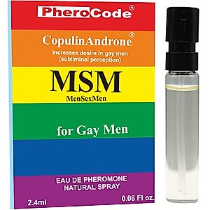 CopulinAndrone PheroCode - Advanced Pheromone Spray for Gay & Bi Men - Long-Lasting Pheromone Perfume Blend with Futuristic Perfect for Confidence & Attraction - 0.08 fl oz