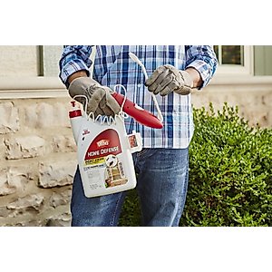 Ortho Home Defense MAX Insect Killer for Indoor & Perimeter1 with Comfort Wand - Kills Ants, Cockroaches, Spiders, Fleas, Ticks & Other Listed Bugs, Creates a Bug Barrier, 1.1 gal.