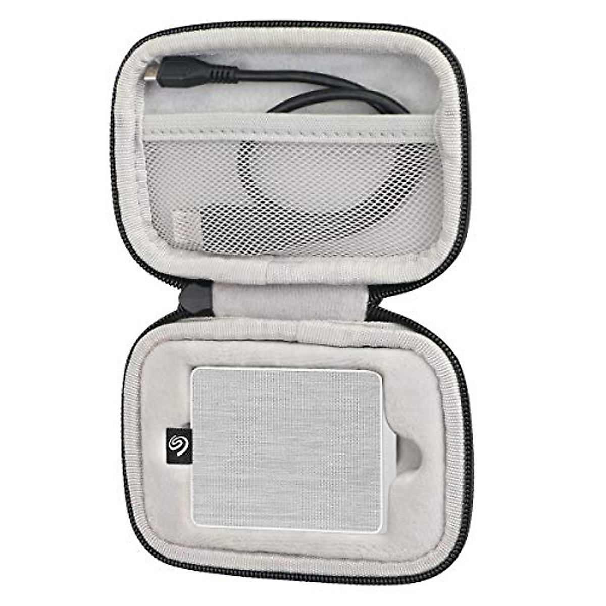 Khanka Hard Travel Case Replacement for Seagate One Touch SSD/Expansion SSD 500GB 1TB External Solid State Drive Portable