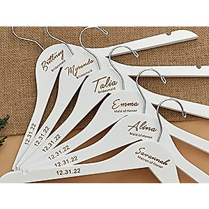 Bride Hanger, Wedding Hanger, Wedding Gift, Personalized Bride Hanger, Honor Maid, Bridesmaid, Doctor, Graduation Dress Hanger