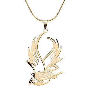 Asoodehdelan Persian Parsi Farsi Love Eshgh Poem Necklace Persia Art Gift